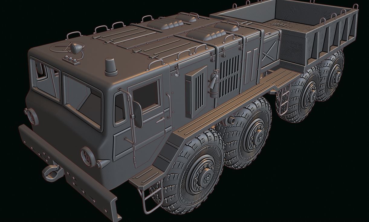 maz 537 truck 3D model 3D printable | CGTrader