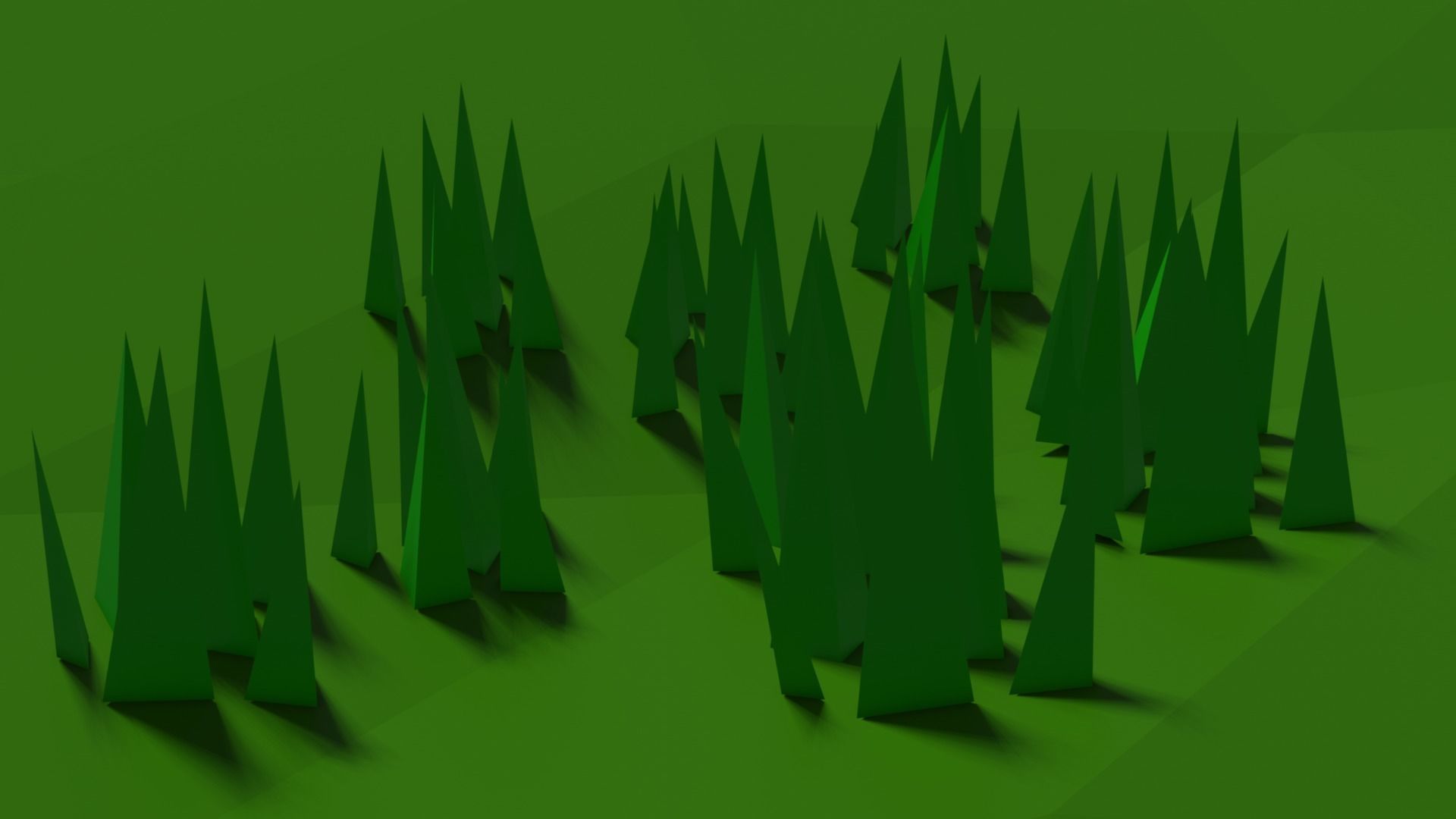 Simple Low Poly Game Ready Grass free VR / AR / low-poly 3D model ...