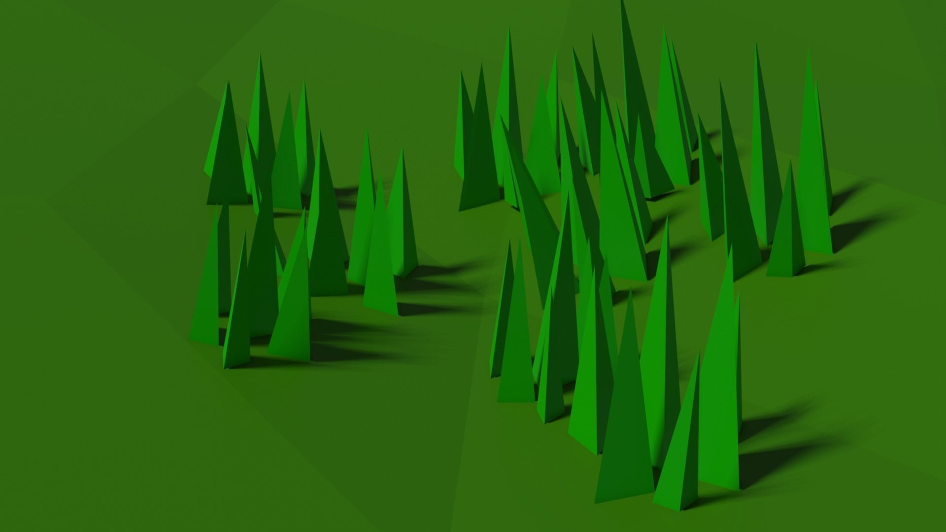 Simple Low Poly Game Ready Grass free VR / AR / low-poly 3D model ...