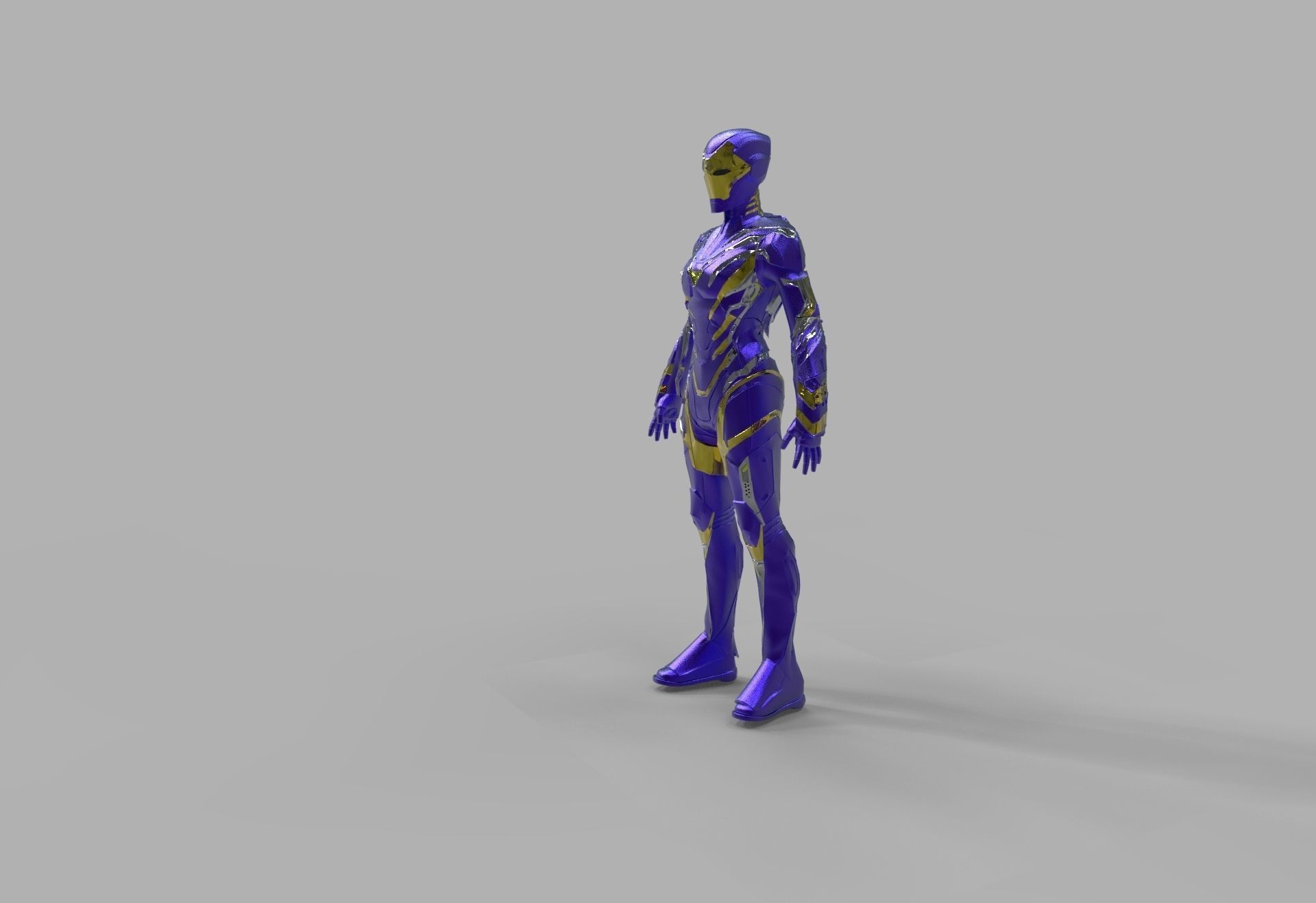 Iron Woman 3D High Poly model 3D model | CGTrader