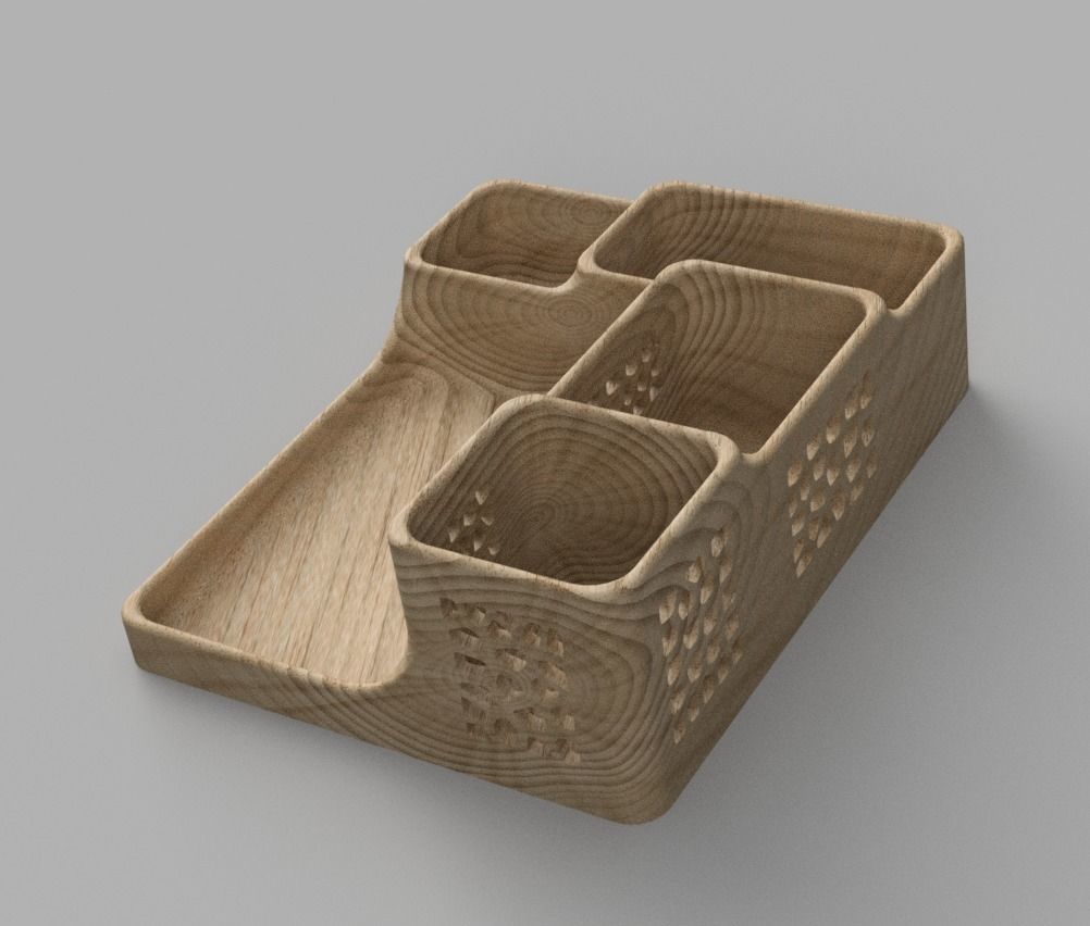 Desk Zen Garden 3D model 3D printable | CGTrader