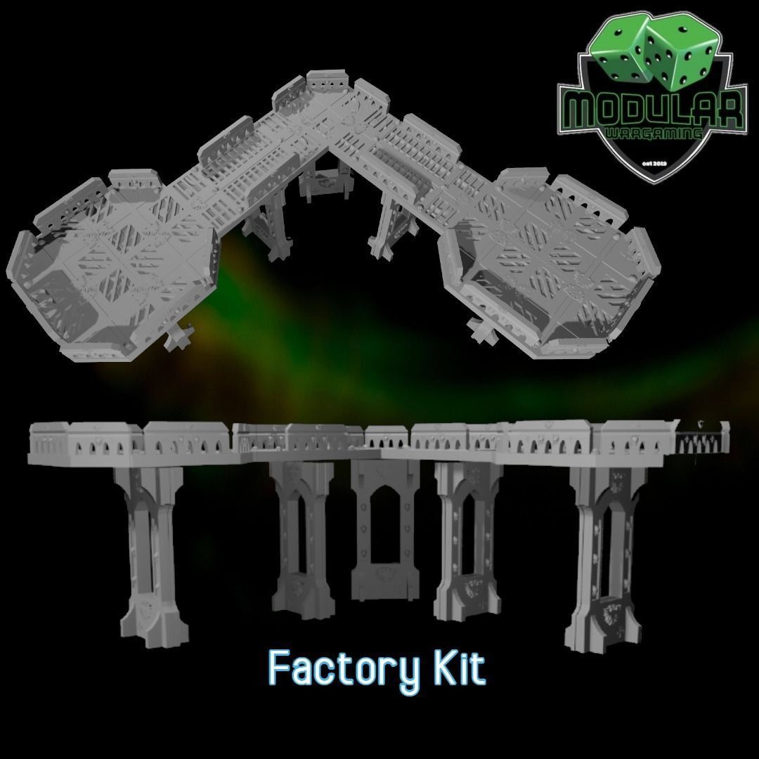 Factory Kit 3D model 3D printable | CGTrader