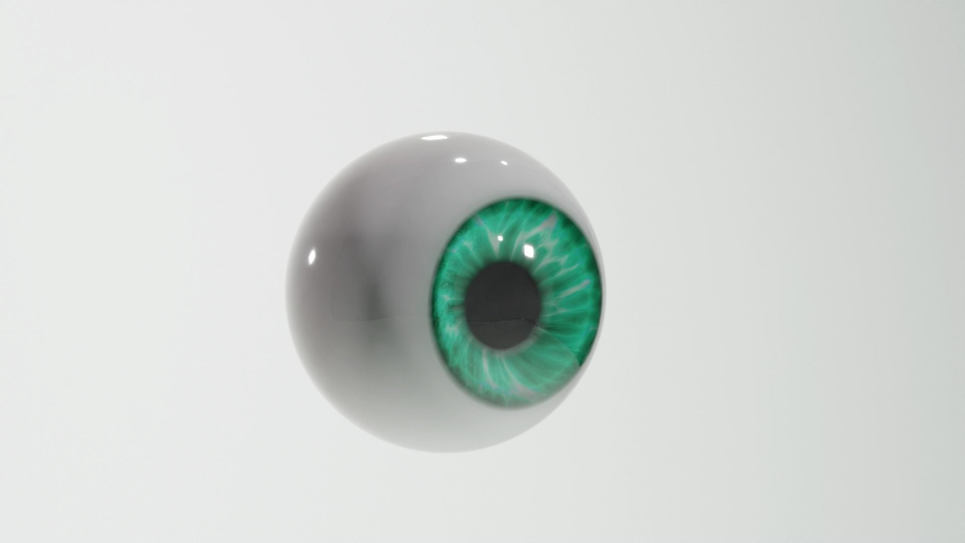 Cartoon Style Eye 3D model | CGTrader