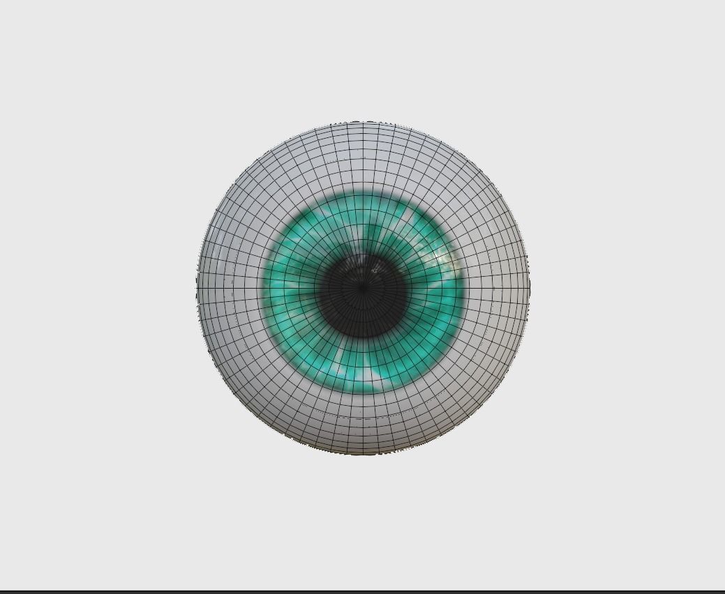Cartoon Style Eye 3D model | CGTrader