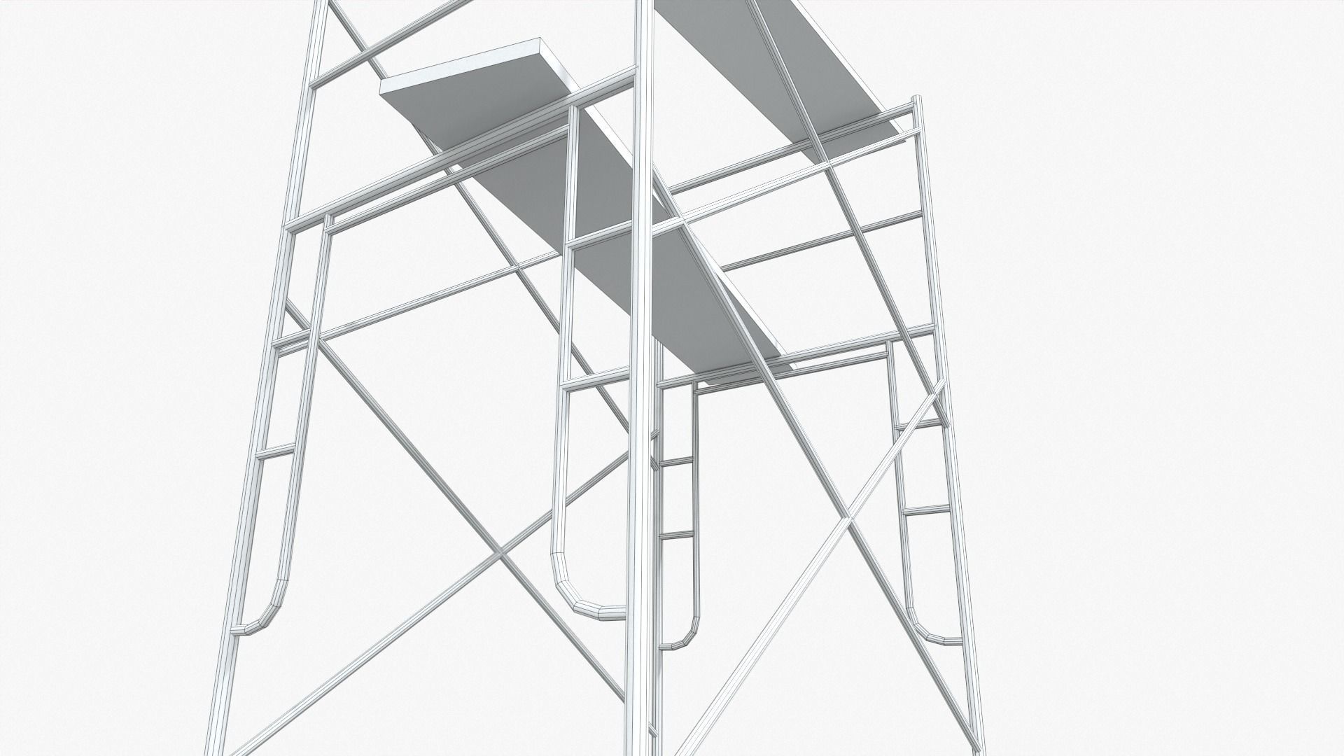 Metal Scaffolding free VR / AR / low-poly 3D model | CGTrader