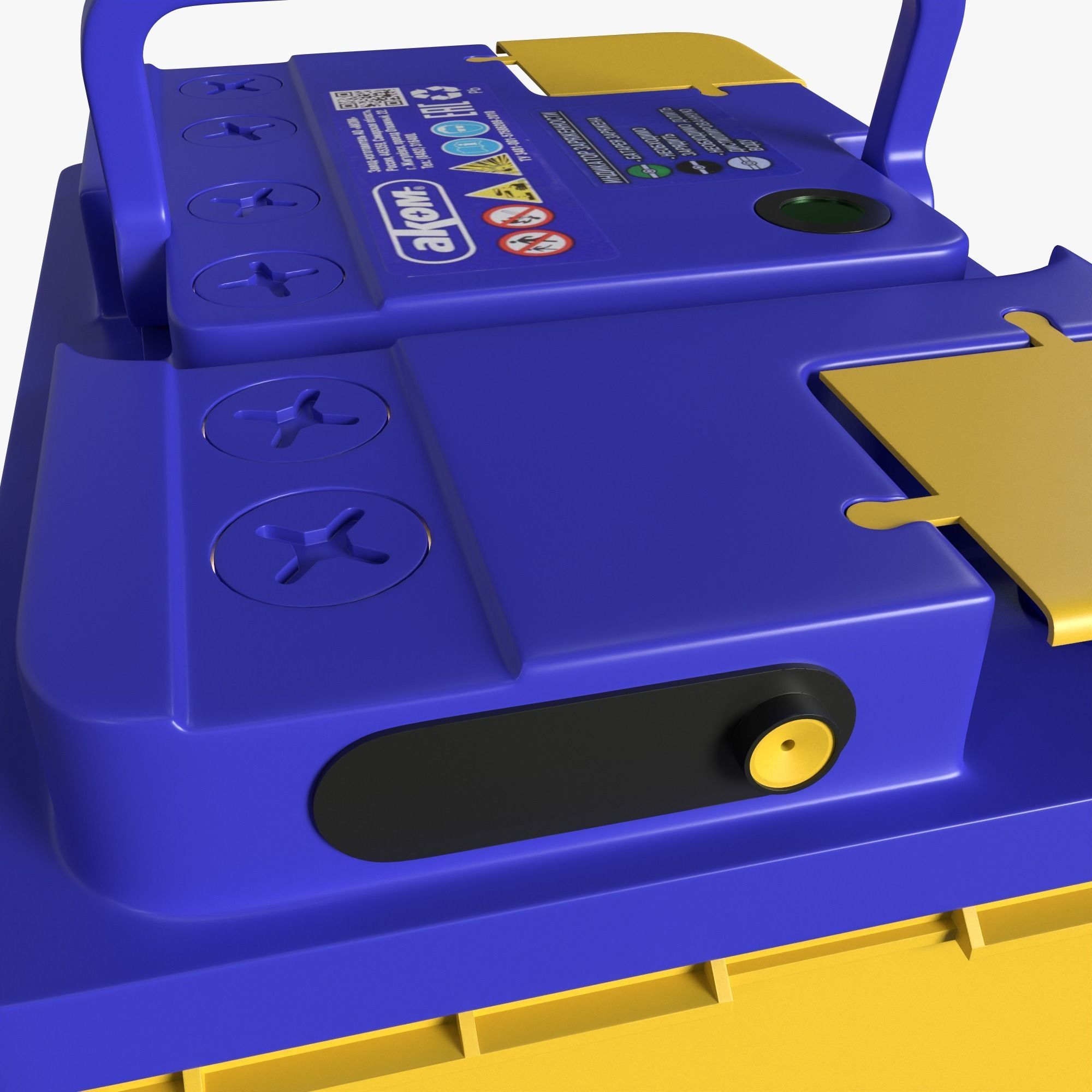 Akom battery 3D model | CGTrader