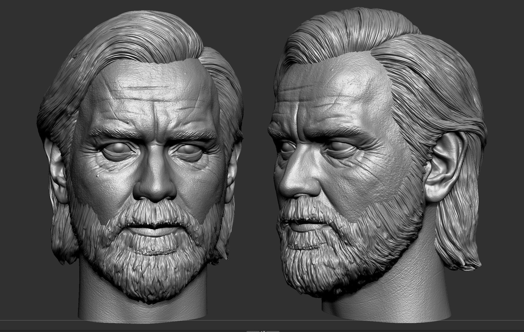 Obi-Wan Kenobi Head- Ewan McGregor 3D model 3D printable | CGTrader