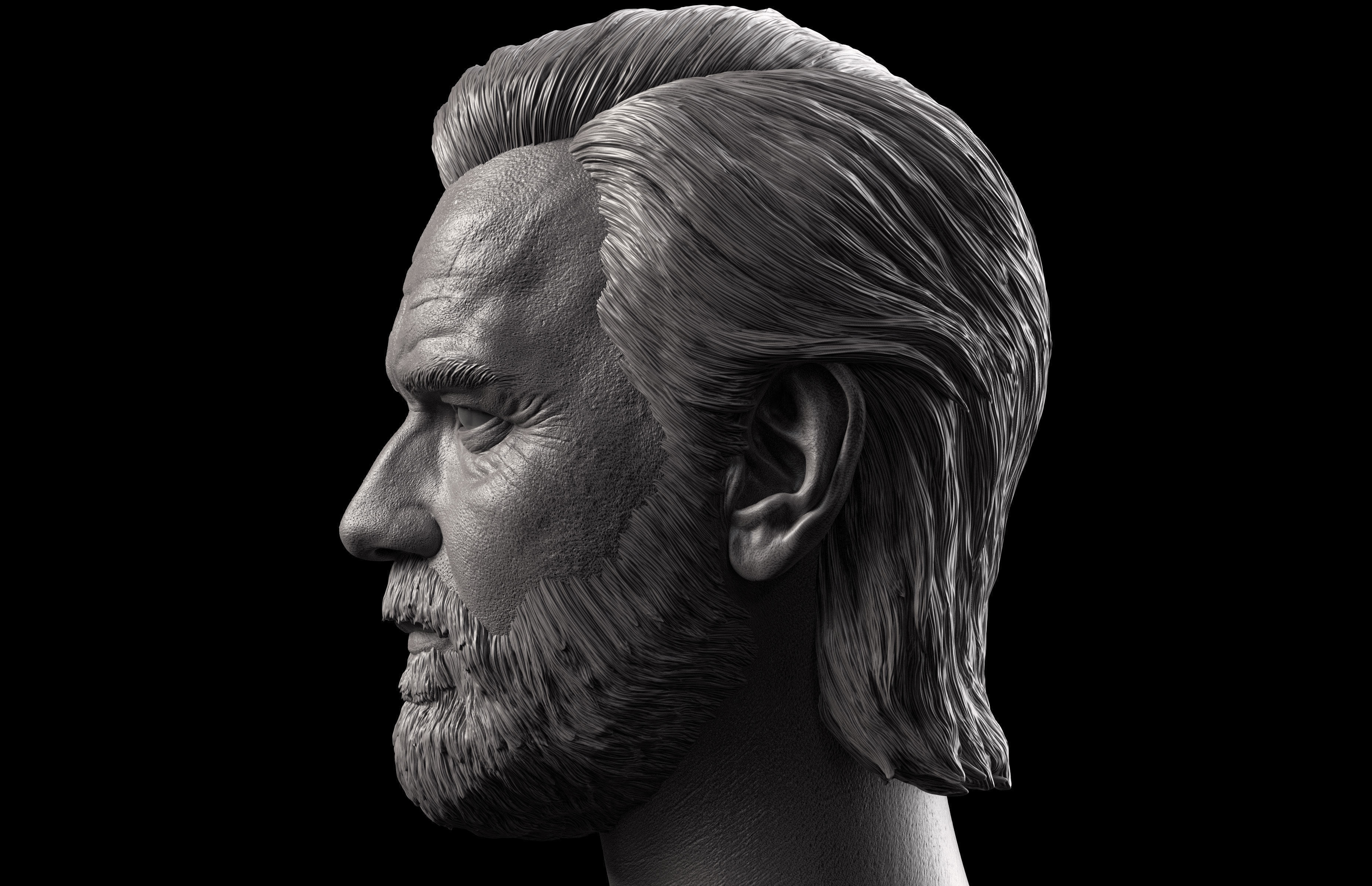 Obi-Wan Kenobi Head- Ewan McGregor 3D model 3D printable | CGTrader