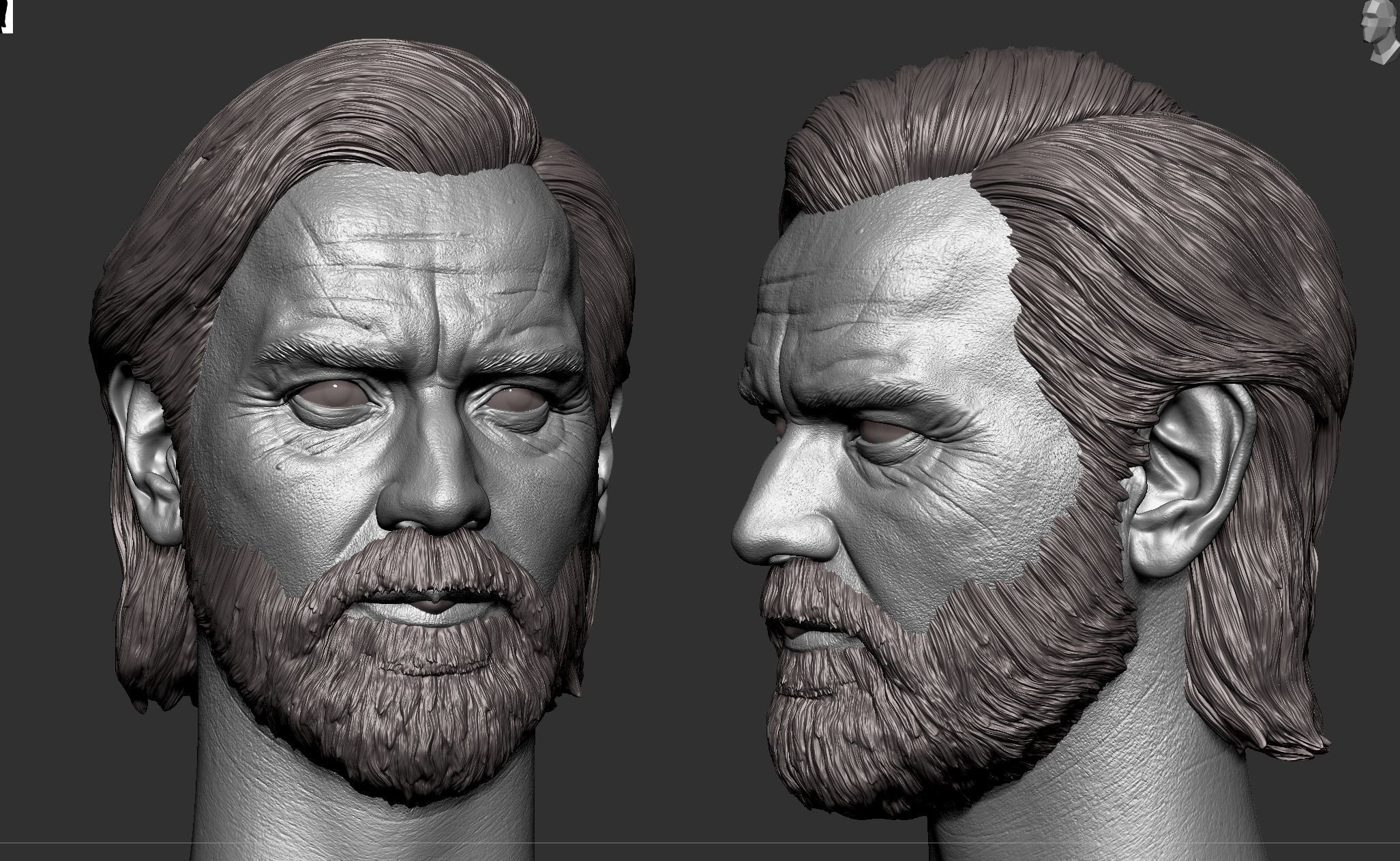 Obi-Wan Kenobi Head- Ewan McGregor 3D model 3D printable | CGTrader