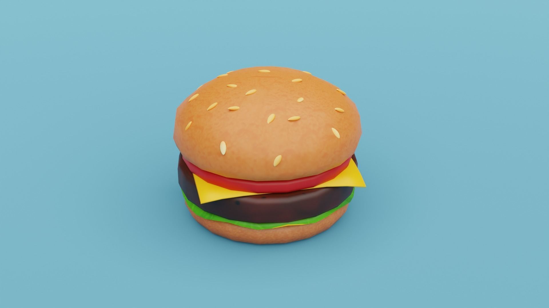 3D model Burger Food Pack VR / AR / low-poly | CGTrader
