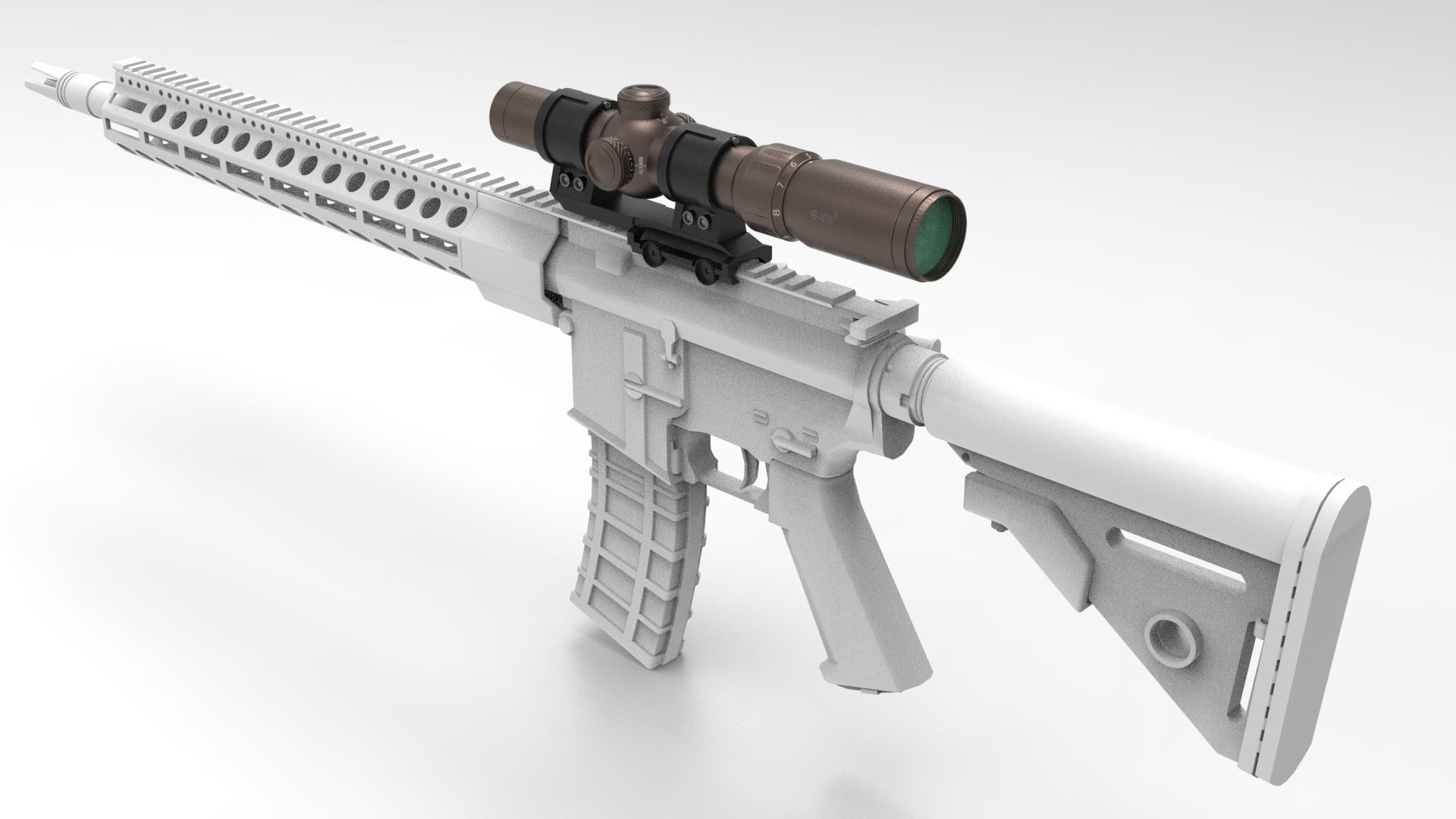 3D model Vortex Razor HD Gen III LPVO VR / AR / low-poly | CGTrader