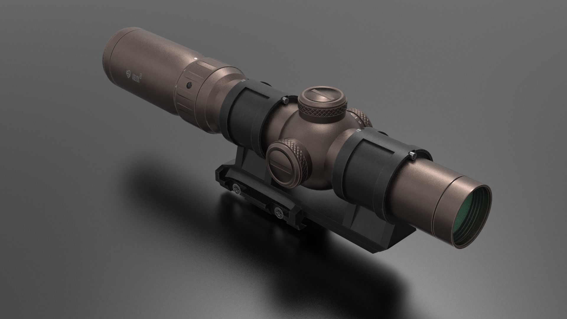 3D model Vortex Razor HD Gen III LPVO VR / AR / low-poly | CGTrader