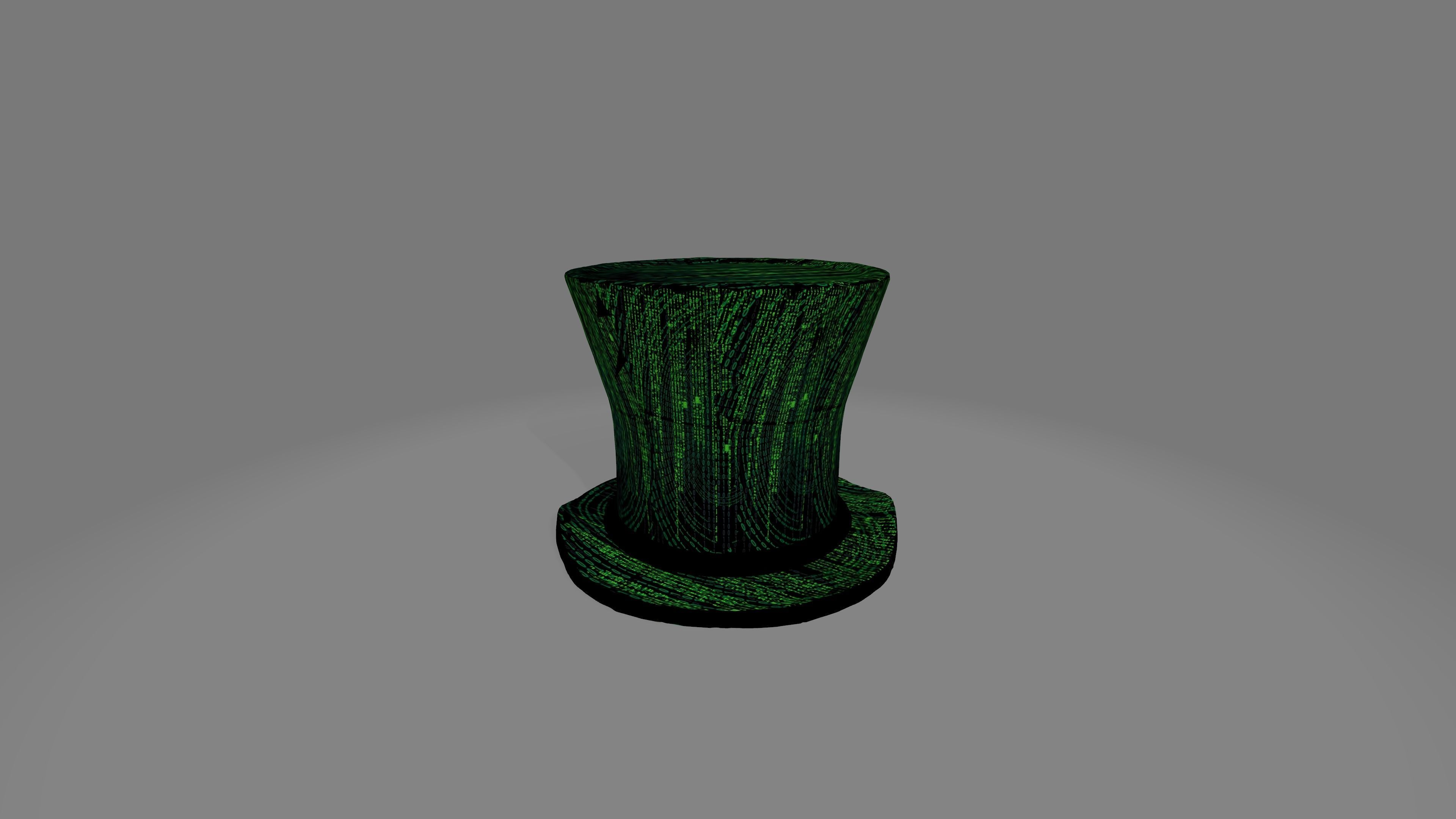 Top Hat low poly 3D model 3D printable | CGTrader