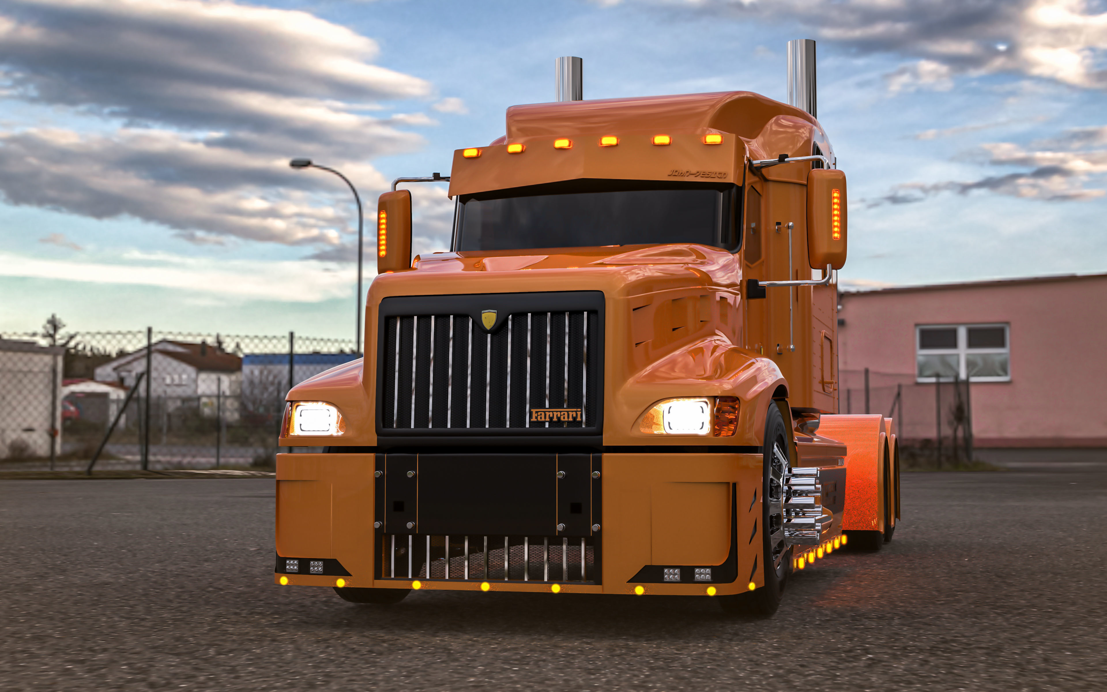 International Eagle Farrari JD 3D model | CGTrader