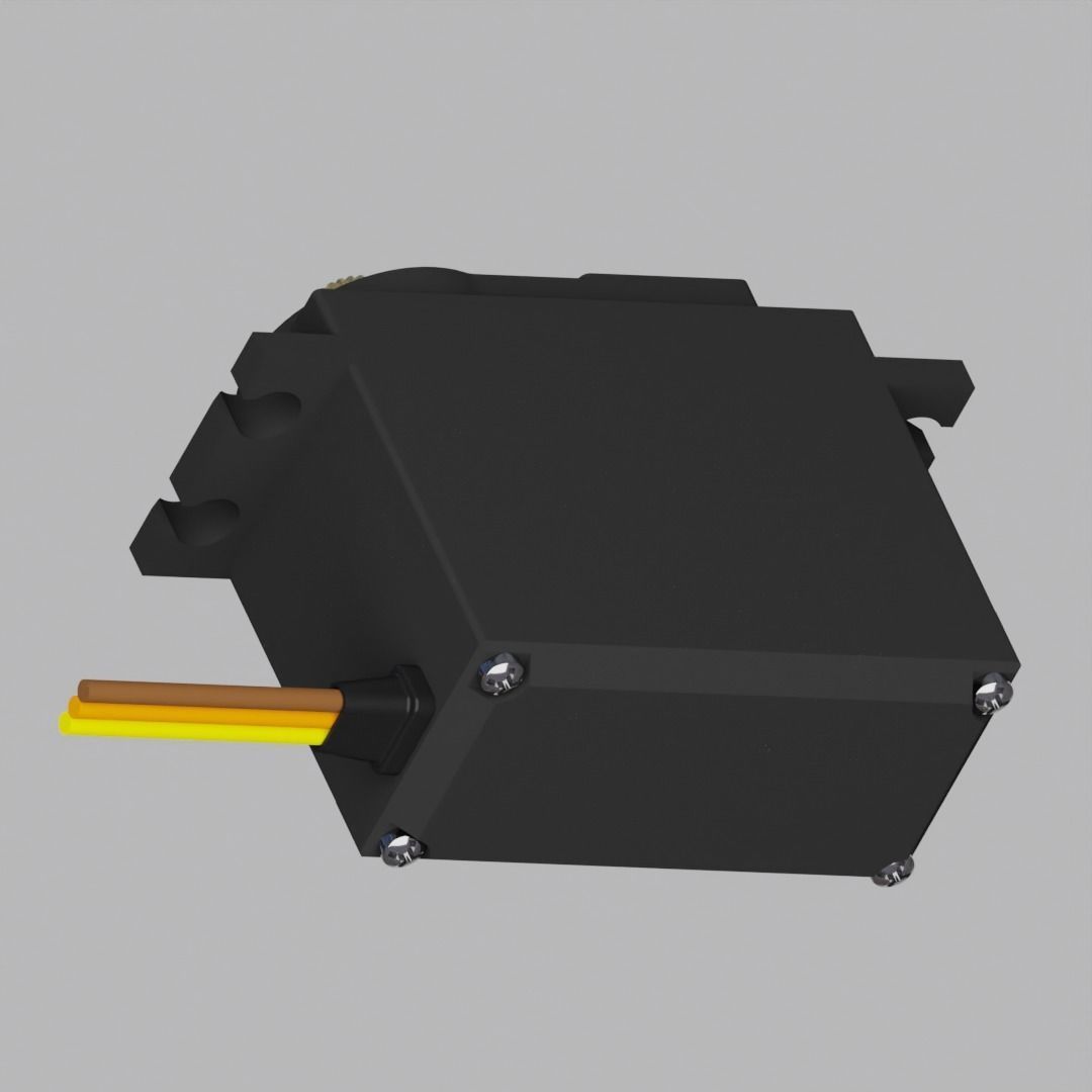 Servomotor servo motor 3D model | CGTrader