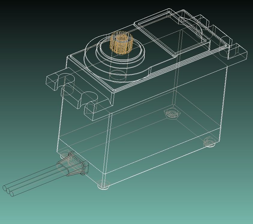 Servomotor servo motor 3D model | CGTrader