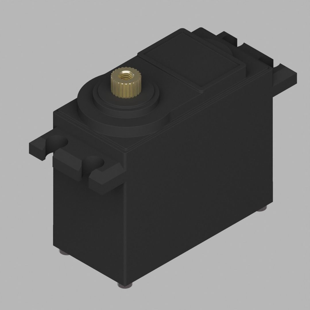 Servomotor servo motor 3D model | CGTrader