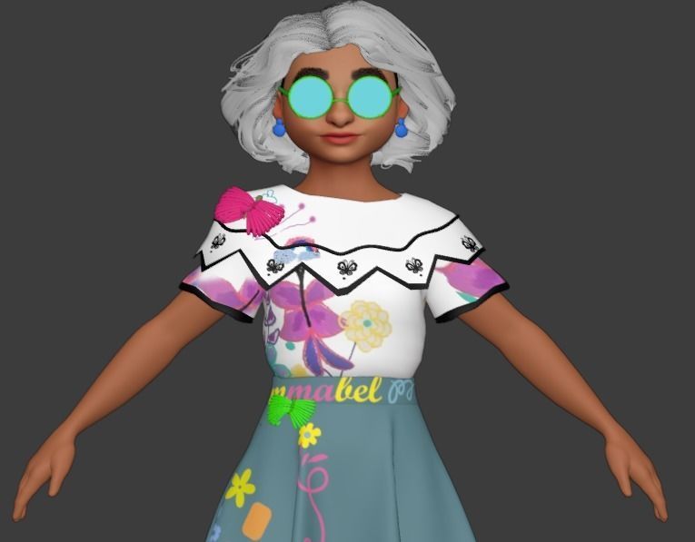 encanto mirable 3D model rigged | CGTrader