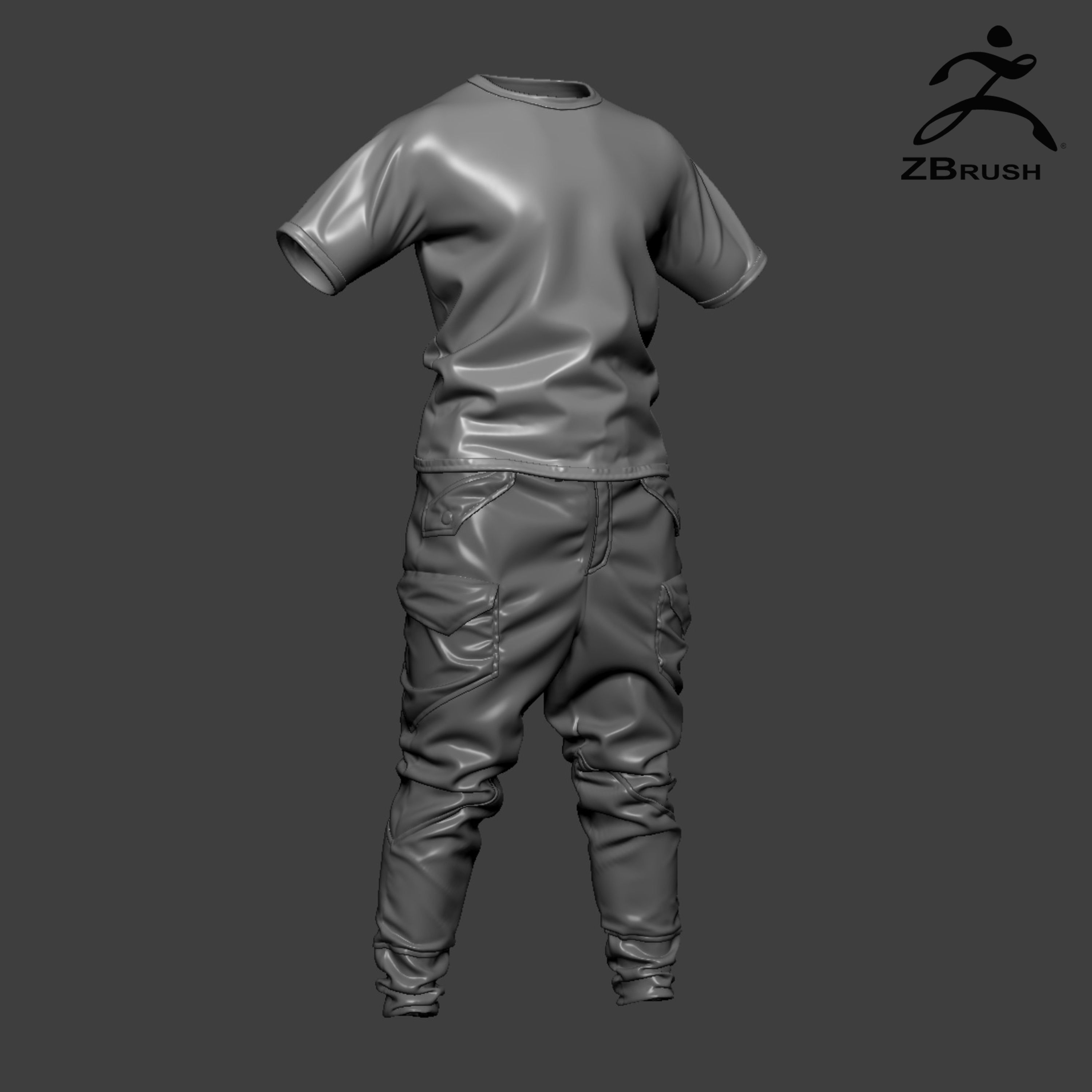 Men Clothes High Poly Clean Retopology 3D model | CGTrader
