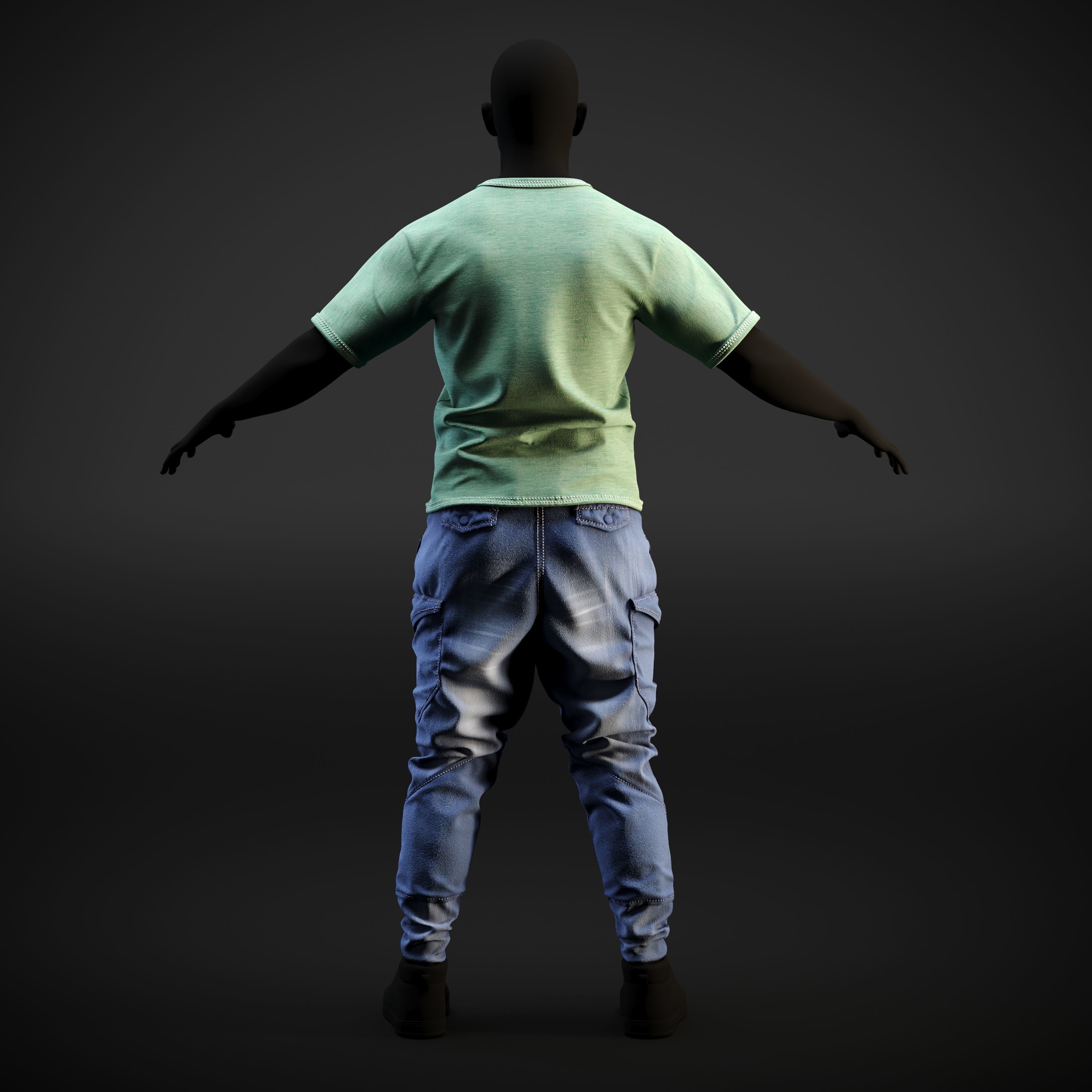 Men Clothes High Poly Clean Retopology 3D model | CGTrader