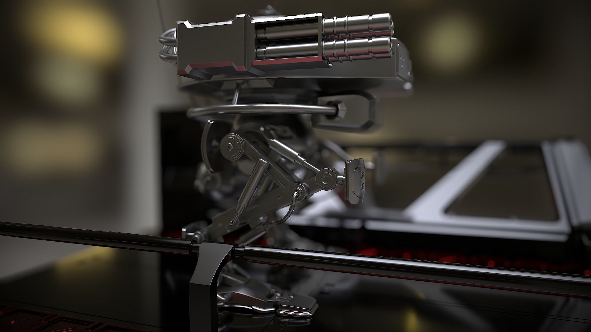 Cybernetic Mech free 3D model | CGTrader