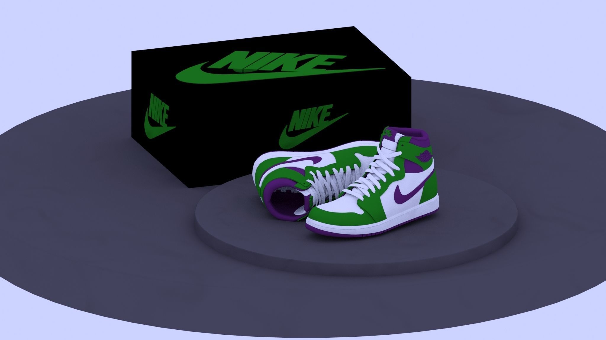 JORDAN 1 BOX 3D model | CGTrader