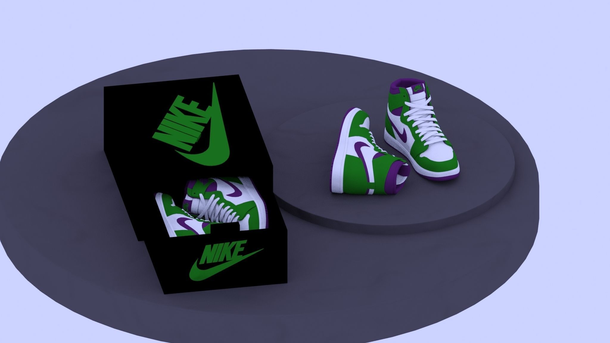 JORDAN 1 BOX 3D model | CGTrader
