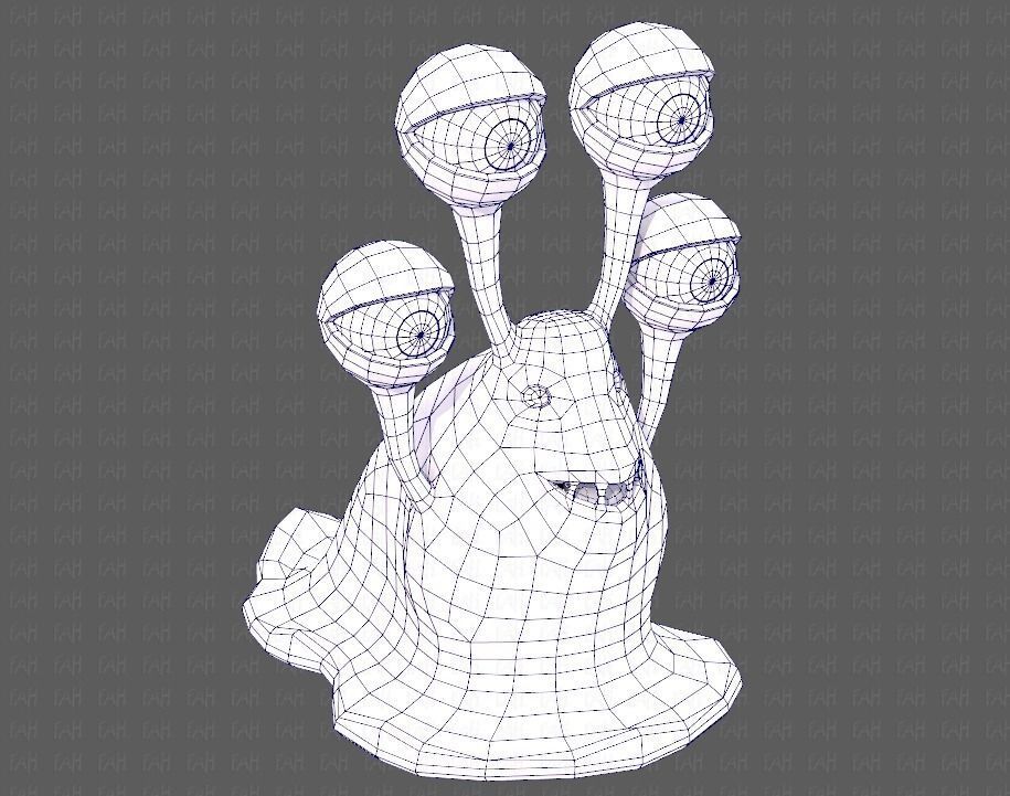 3D model Monster V03 VR / AR / low-poly | CGTrader
