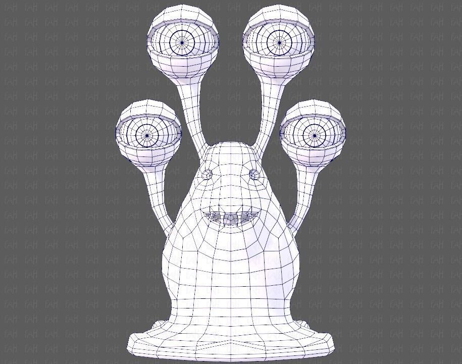 3D model Monster V03 VR / AR / low-poly | CGTrader