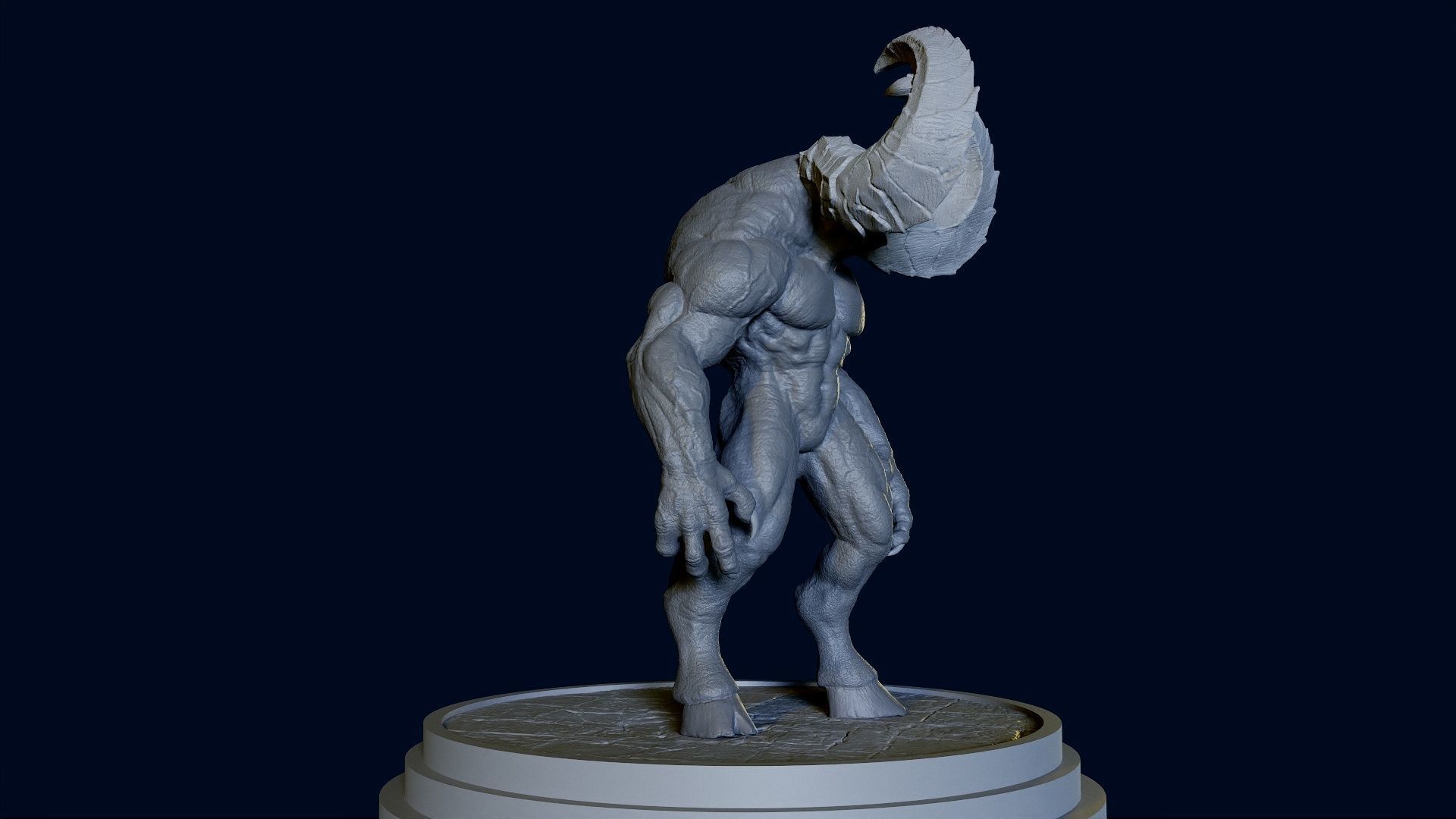 Stand Demon printeable pose 3D model 3D printable | CGTrader