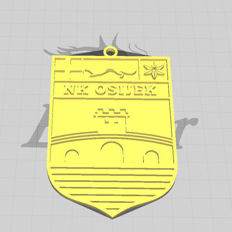 NK Osijek Grb 3D model 3D printable | CGTrader