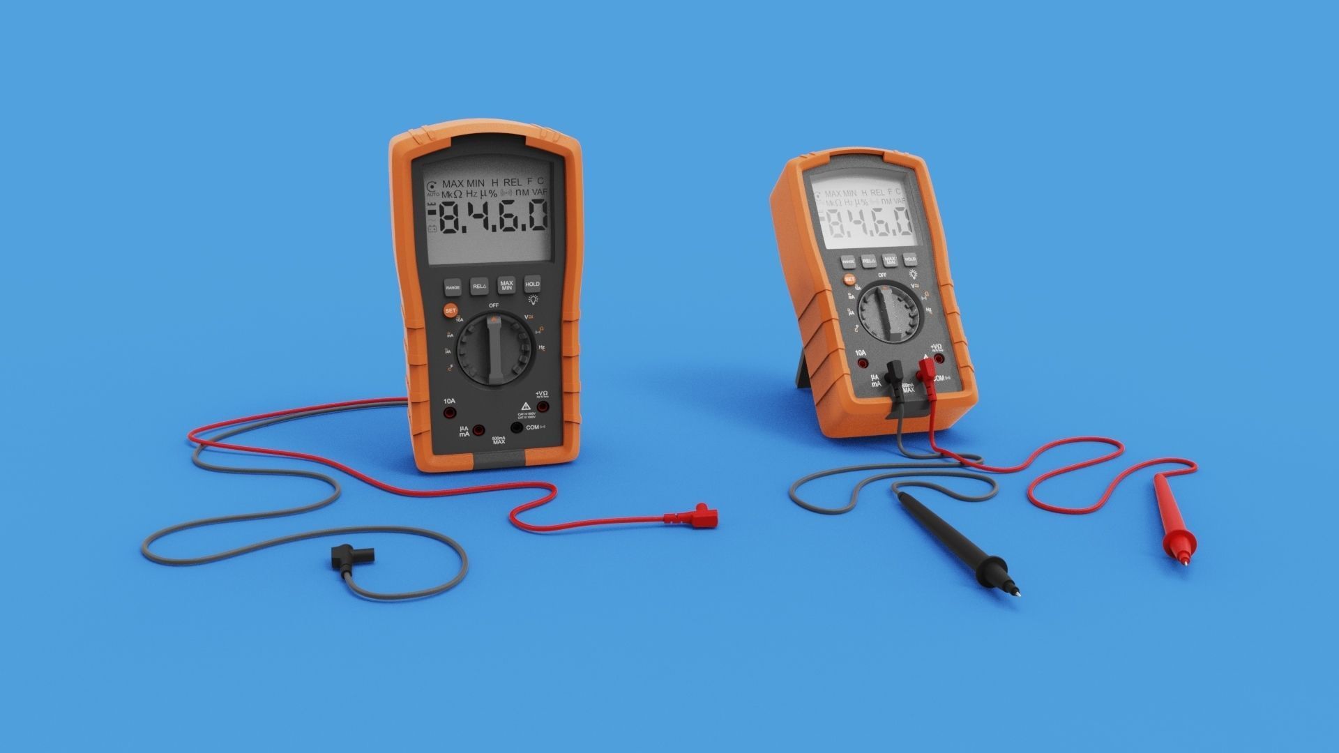 Digital Multimeter meter 3D model | CGTrader