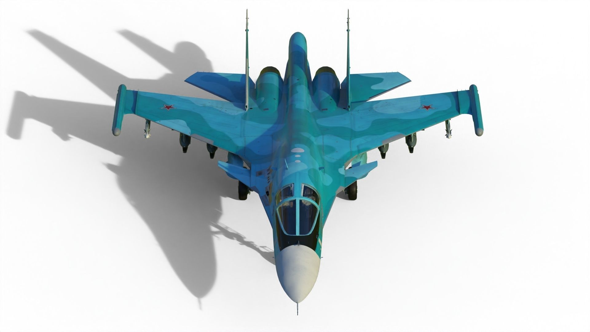 Su-34 3D model | CGTrader