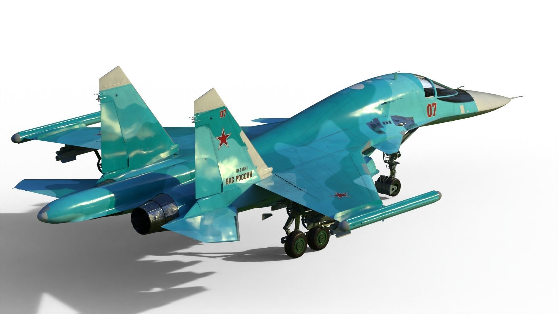 Su-34 3D model | CGTrader