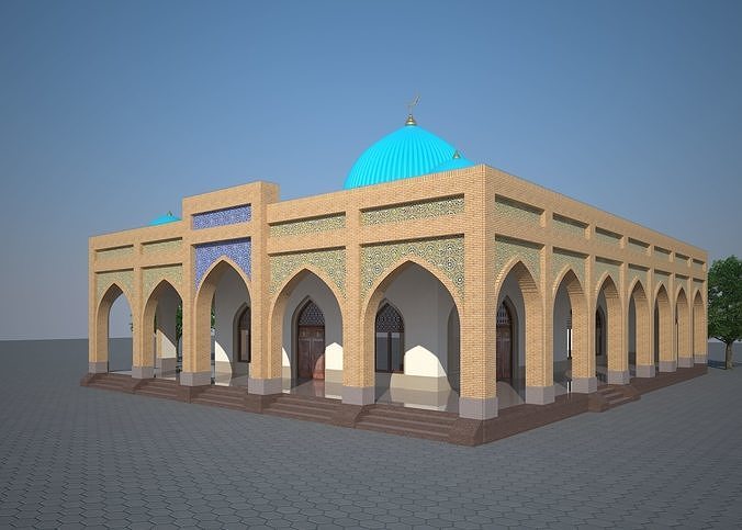 mosque 3D model | CGTrader