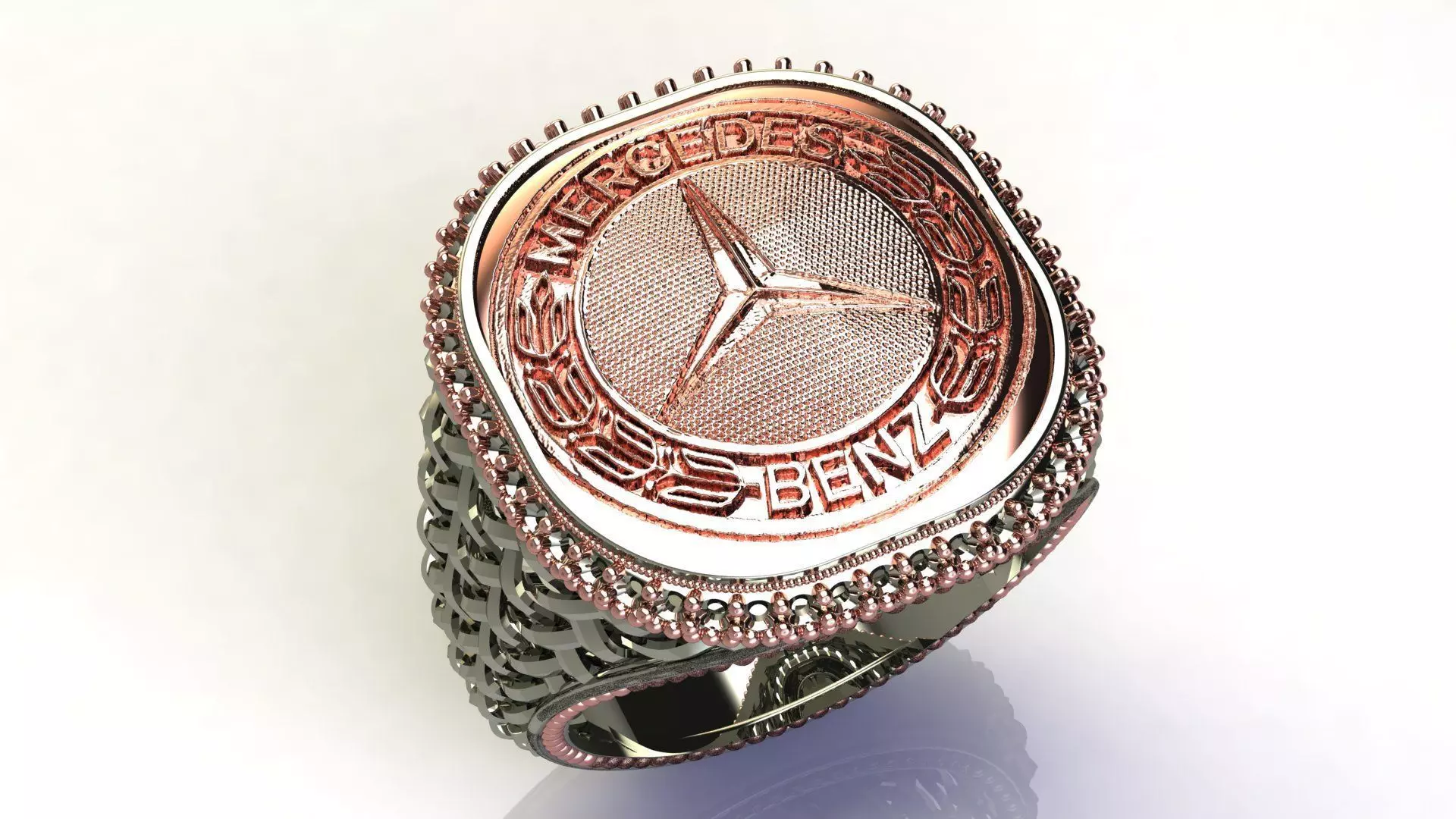 marecedes benz ring men 3D model 3D printable | CGTrader