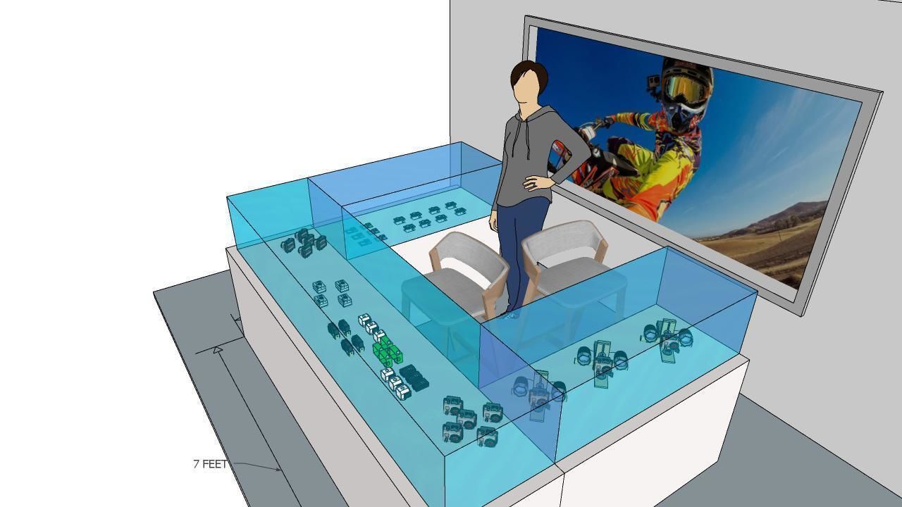 Action Camera Kiosk 3D model 3D printable | CGTrader