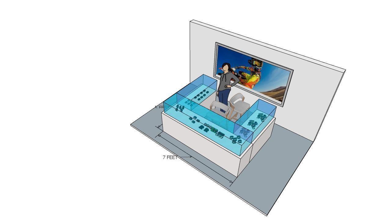 Action Camera Kiosk 3D model 3D printable | CGTrader