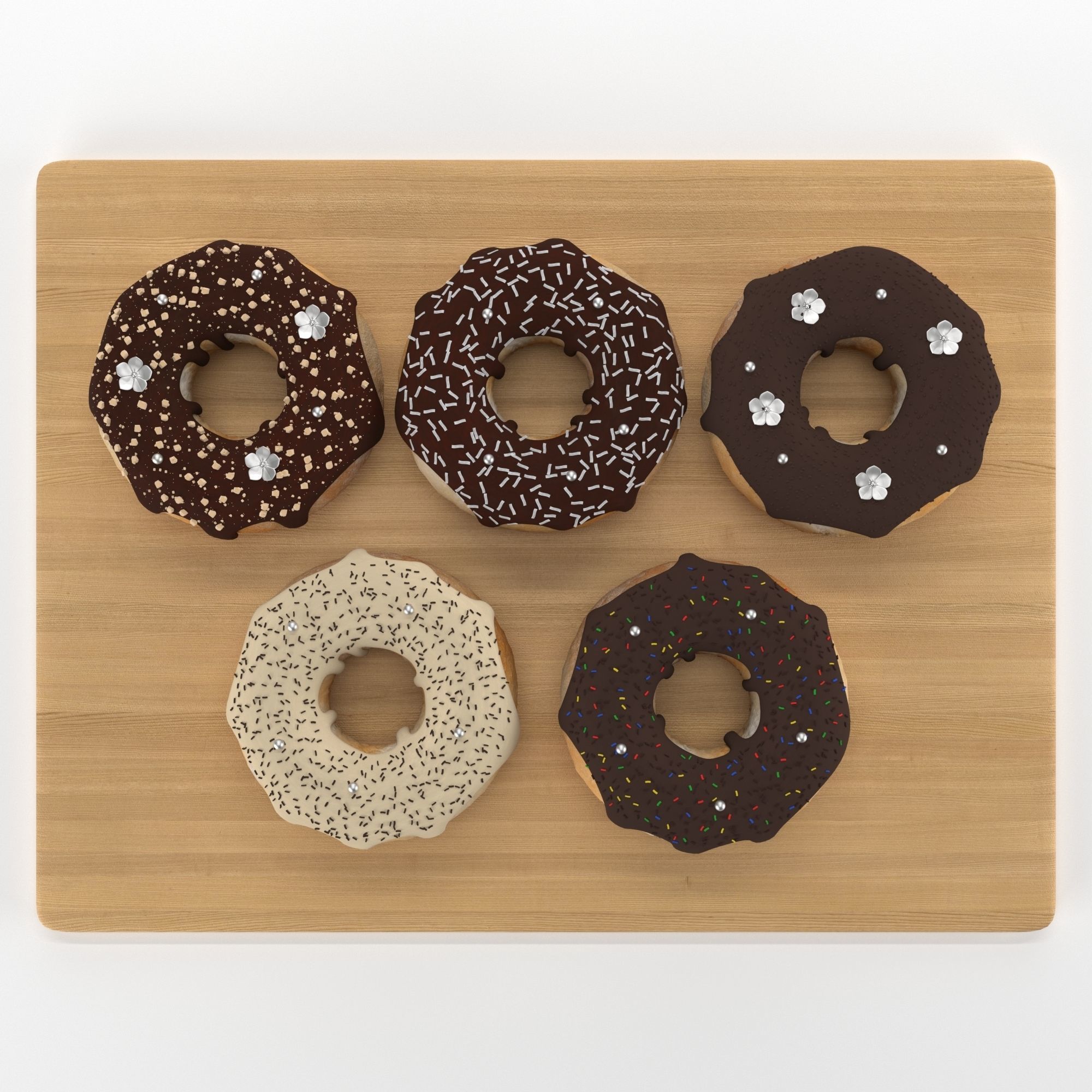 American Donuts 3D model | CGTrader