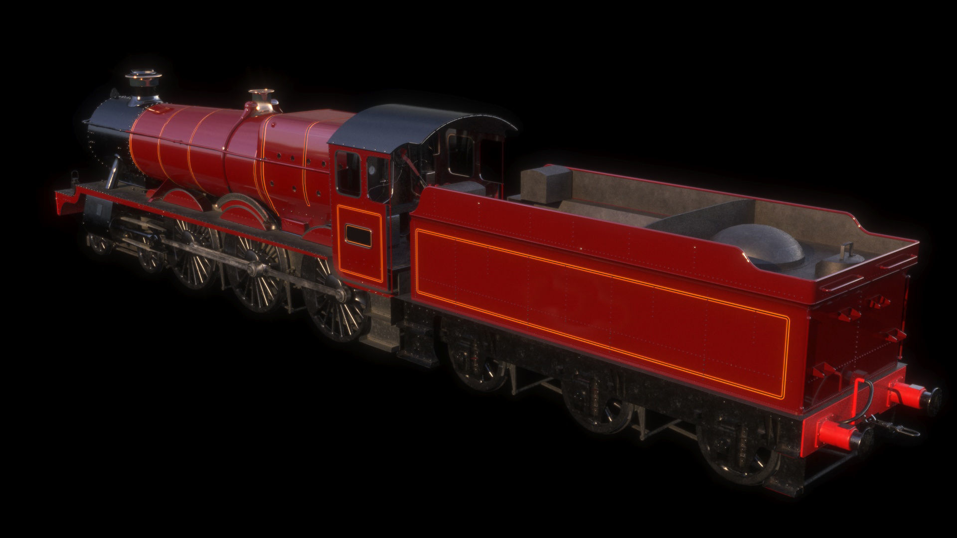 GWR 4900 Hall Class 3D 3D model | CGTrader