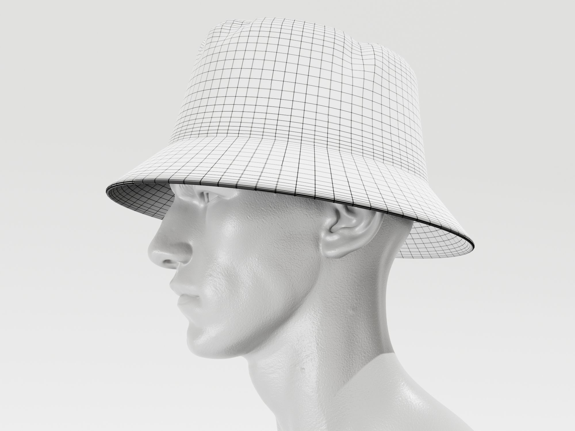 3D model Bucket Hat - Pink PBR 4K VR / AR / low-poly | CGTrader