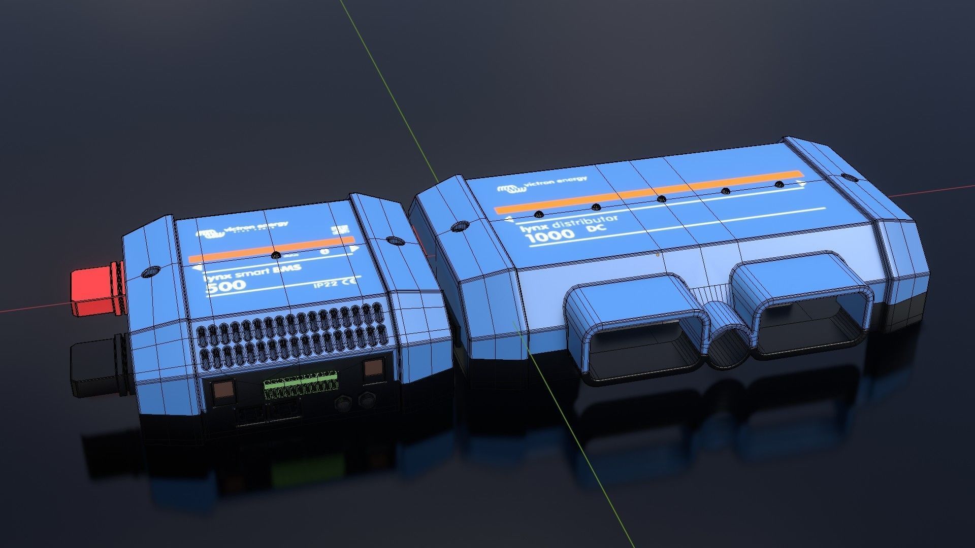 3D model Victron Energy Lynx Smart BMS and Lynx Distributor VR / AR ...