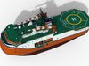 Ice-resistant self-propelled platform North Pole Project 00903 3D model ...