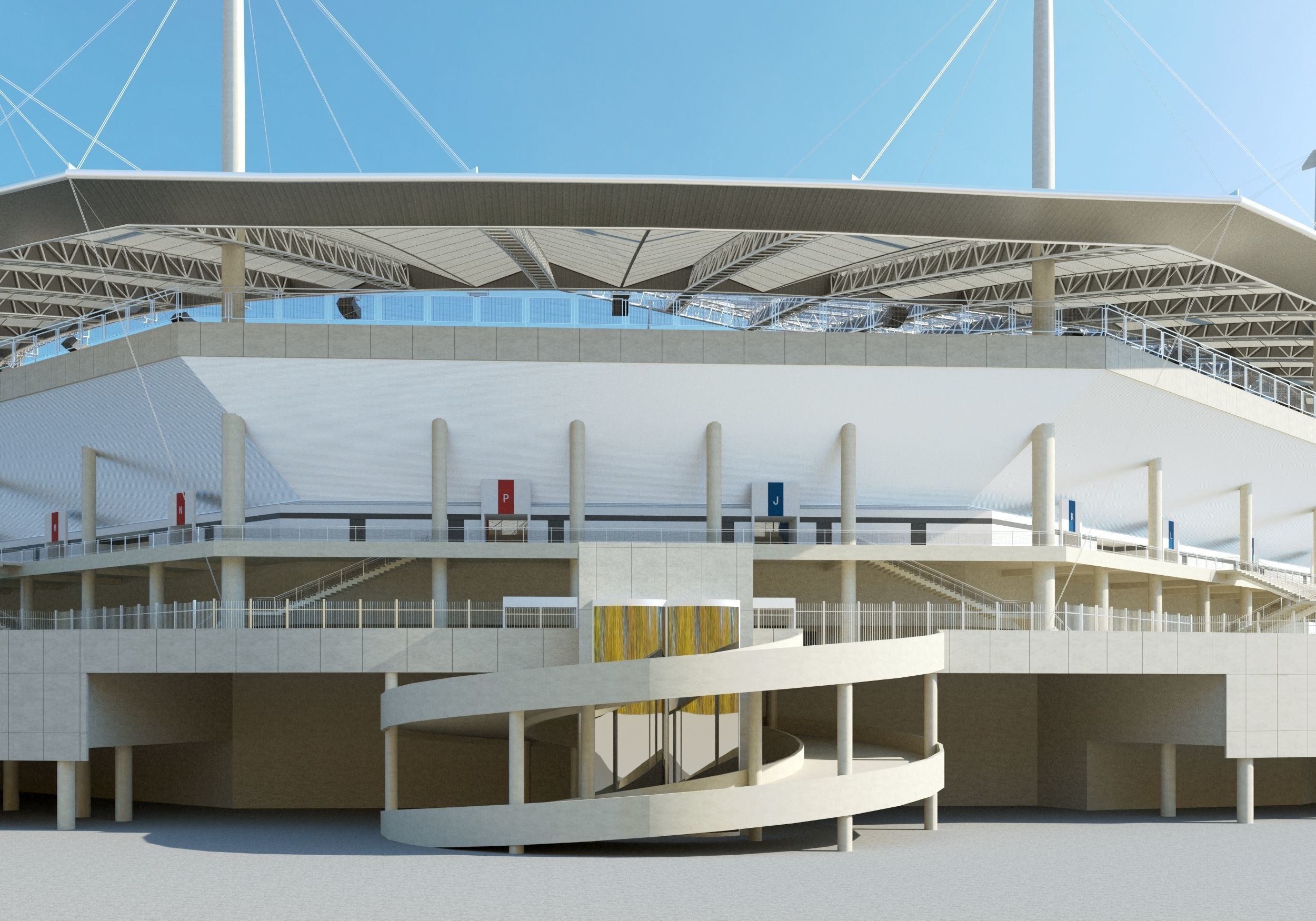Seoul World Cup Stadium 3D model | CGTrader