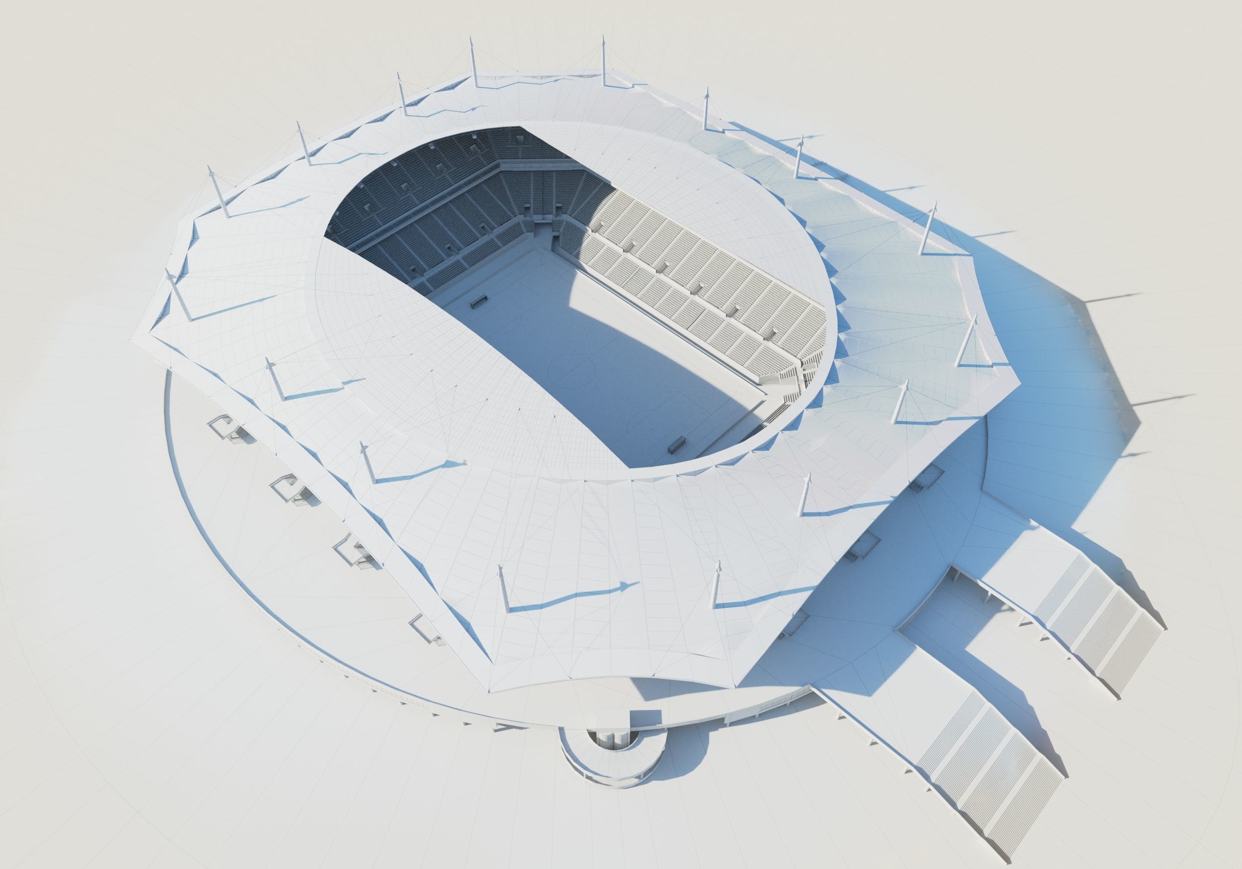 Seoul World Cup Stadium 3D model | CGTrader