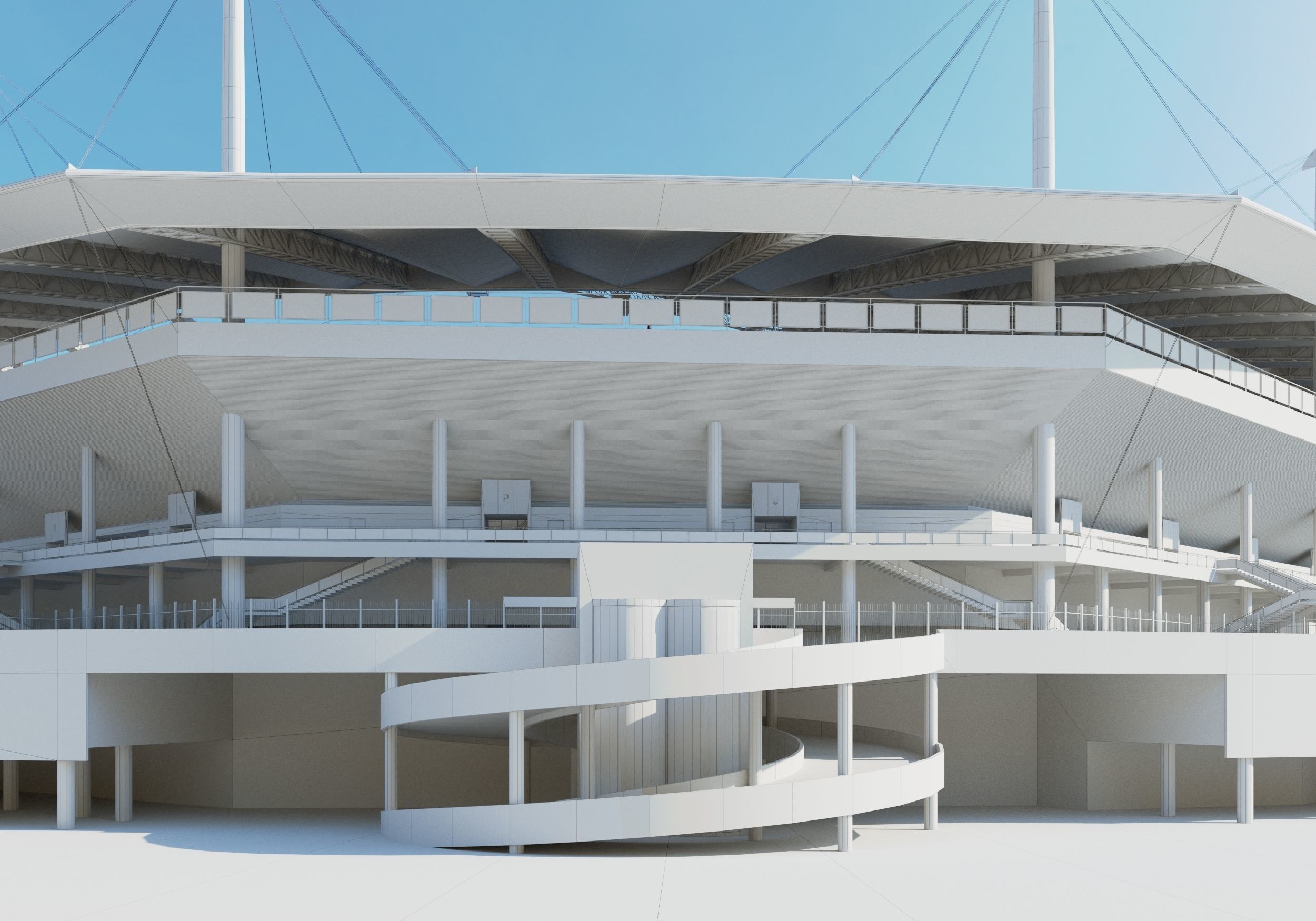 Seoul World Cup Stadium 3D model | CGTrader