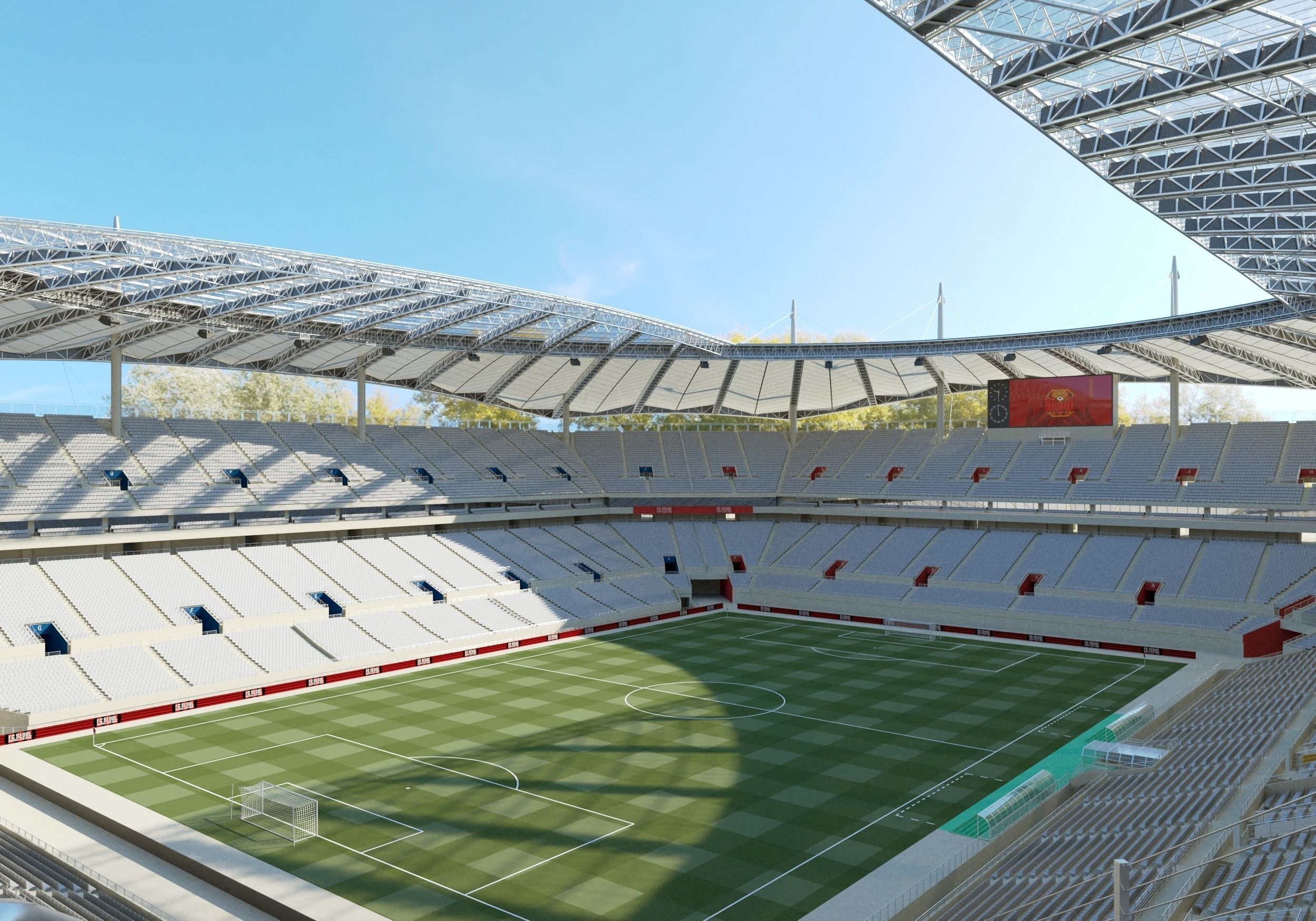Seoul World Cup Stadium 3D model | CGTrader