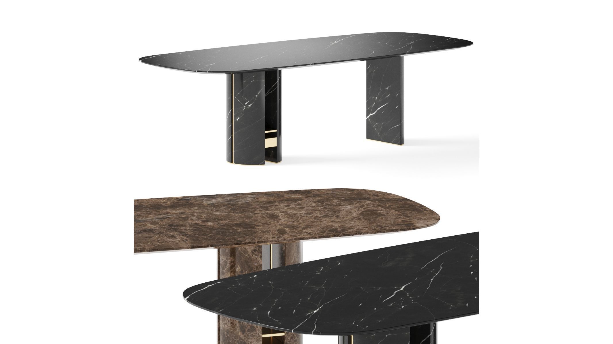 Capital Collection Ercole Dining Tables 3D model | CGTrader