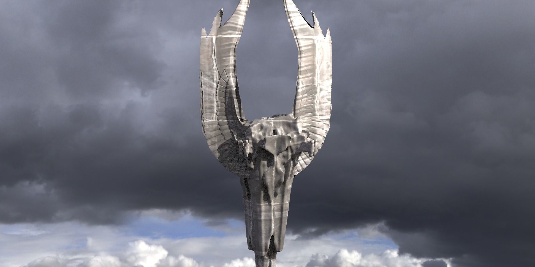 Floating Angel monolith 1 3D model | CGTrader