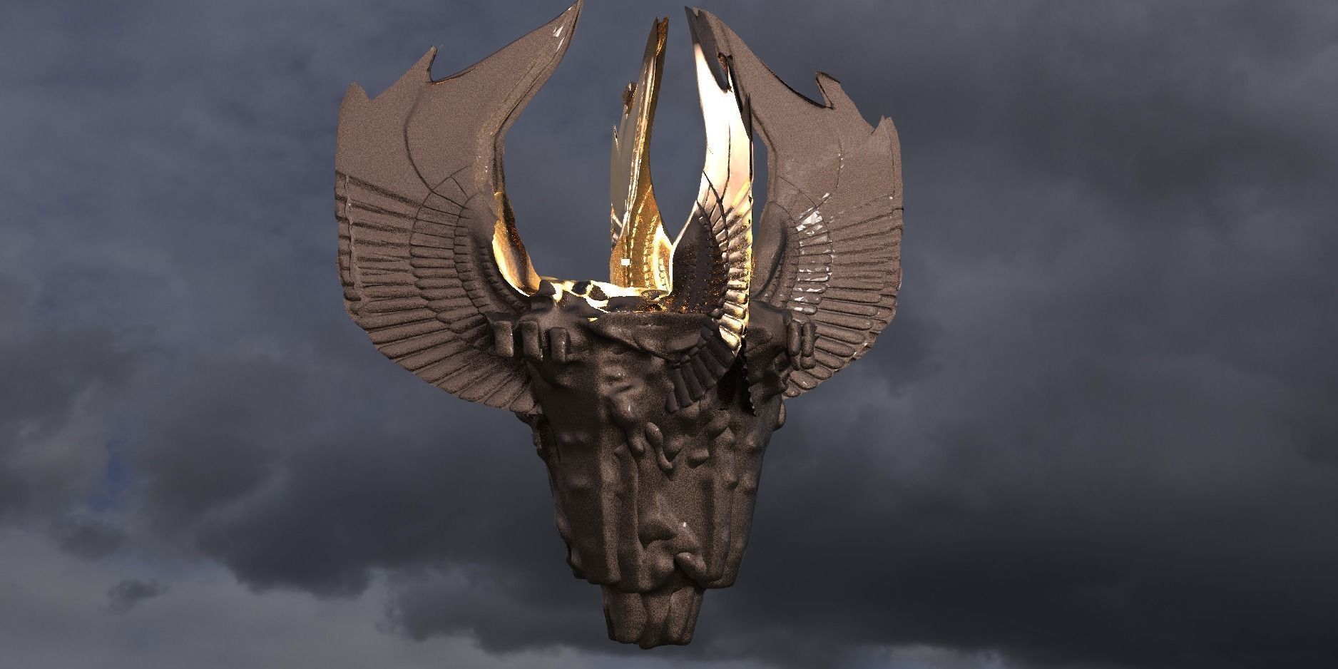 Floating Angel monolith 9 3D model | CGTrader